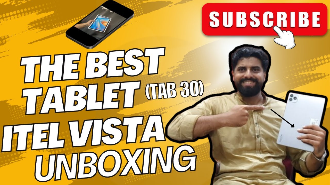 Itel Vista Tab 30 (128GB-4GB) | Unboxing Itel Vista Tab 30 Pakistan ...
