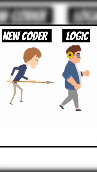 Logic vs new Coder 😍 #youtubeshorts #coding #programming #learneveryday - YouTube