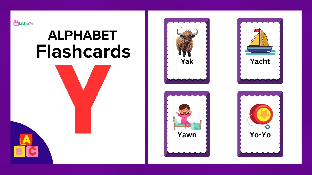 Baby's first Word | Y for YO-YO🪀| ABC Flashcards for Toddlers ...