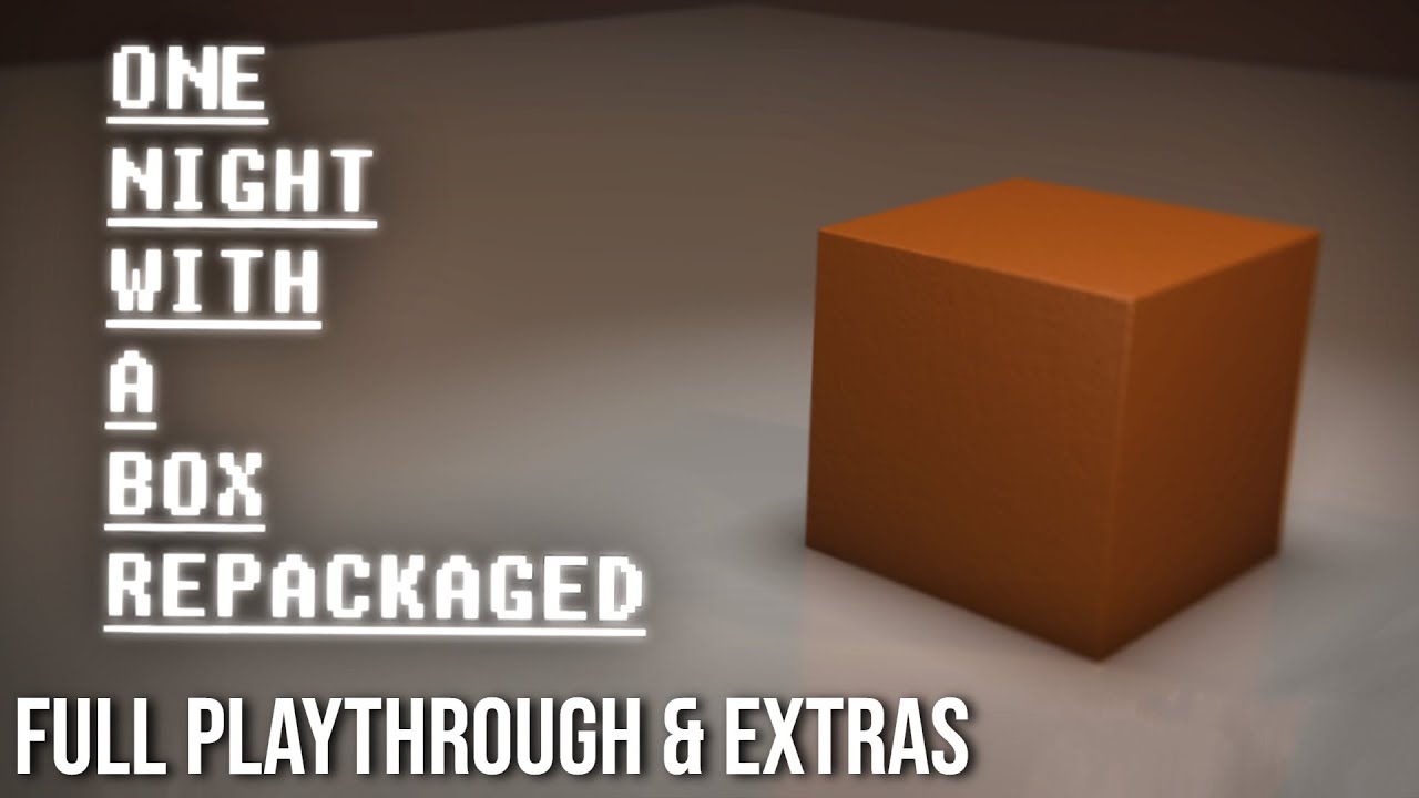 One Night with a Box: Repackaged (Joke Game) - Full Playthrough ...