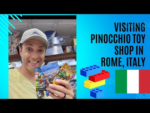 Visiting Pinocchio Toy Shop in Rome, Italy hunting for Legos - YouTube