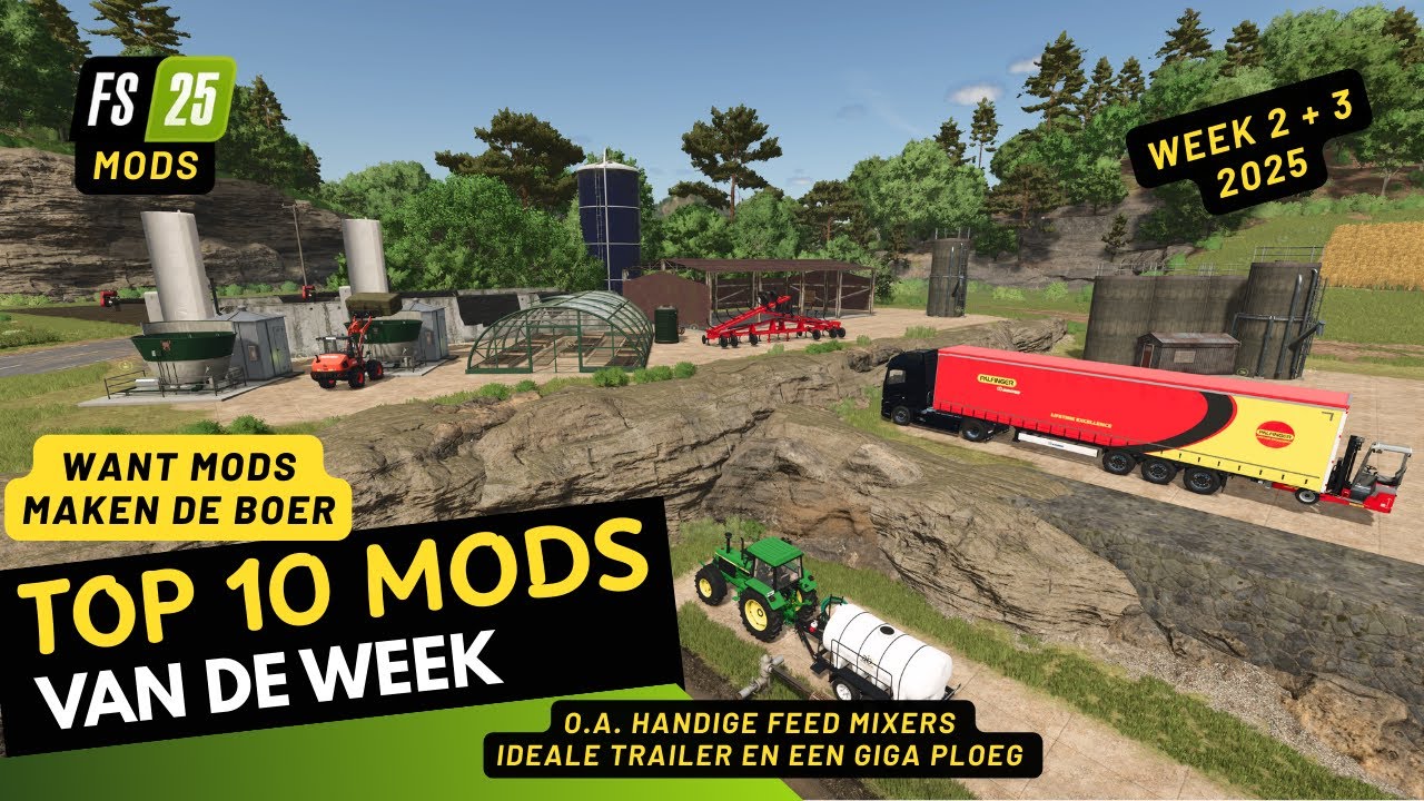 Farming Simulator 25 Mods | Mijn TOP 10 mods van afgelopen week in ...