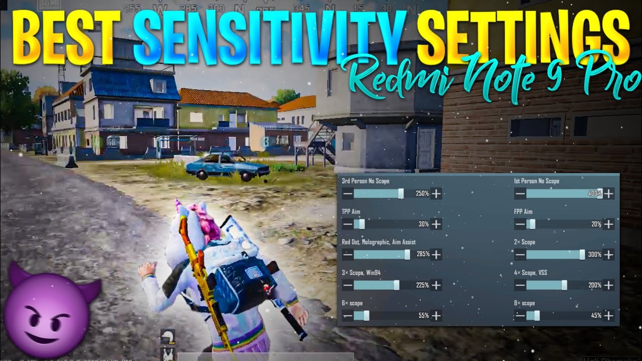 Redmi Note 9 Pro Max Bgmi Gyro Sensitivity Settings | Pubg Sensitivity ...