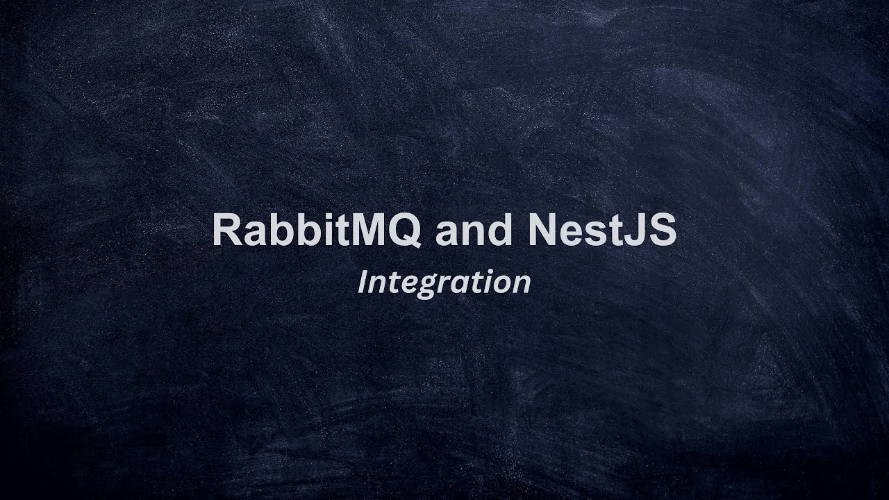 How To Integrate Rabbitmq With Nestjs Youtube 9295