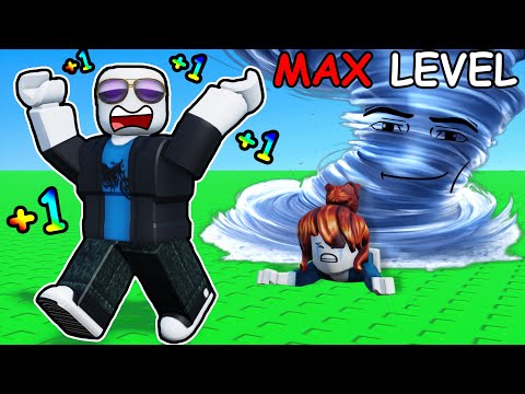 Roblox but EVERY SECOND +1 Tornado POWER...