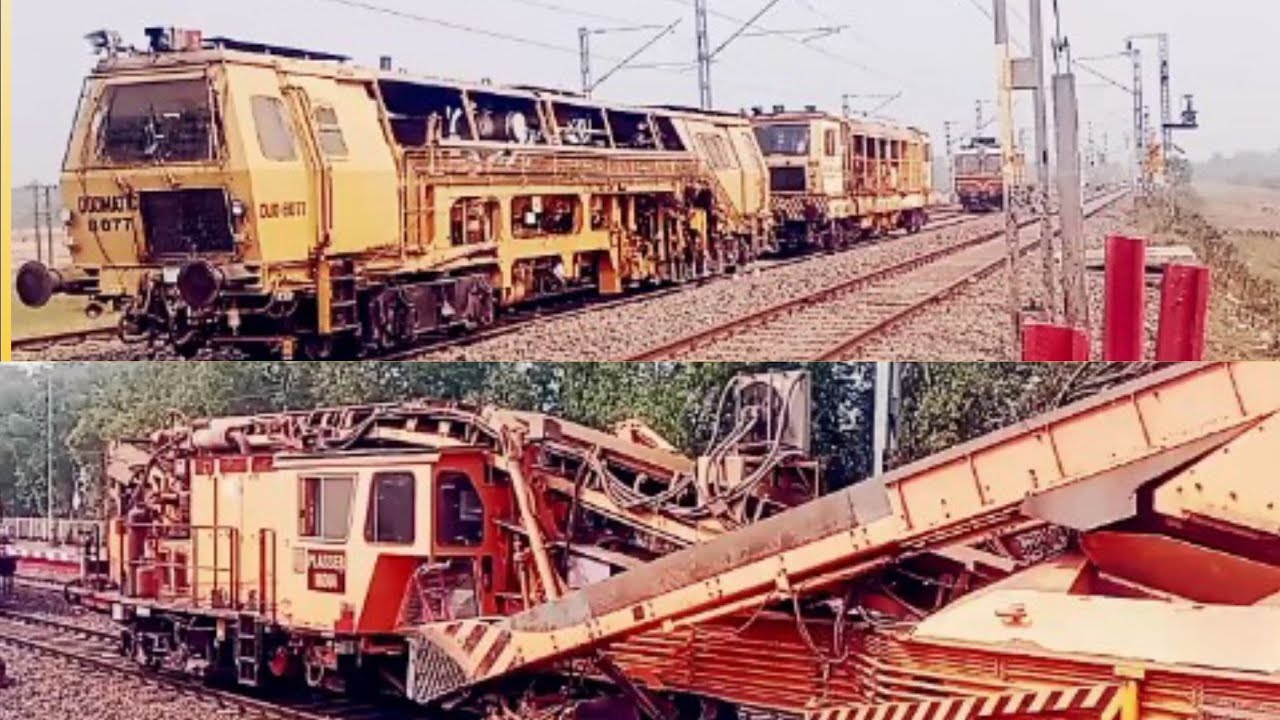 INDIAN RAILWAY🚂@Track maintaines machine(S.E.Rail.) #machine #railway # ...