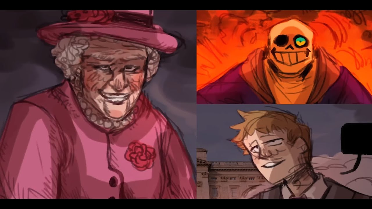 Sans e Reigen contro la Regina Elisabetta - YouTube