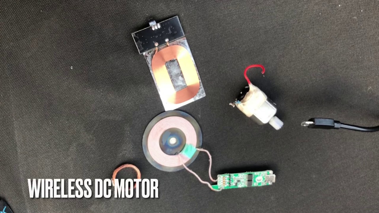 How to make wireless charger/wireless DC motor - YouTube
