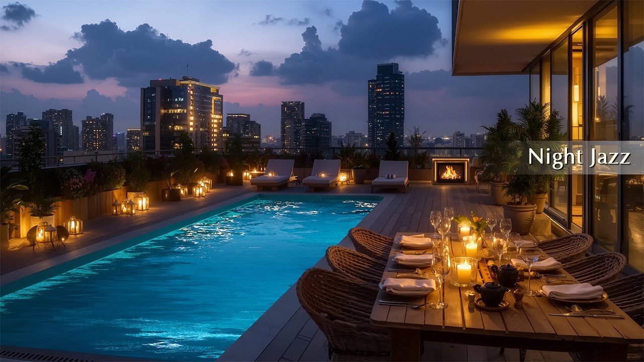 New York Night Jazz - Luxury Hotel Music with Jazz - Relaxing Jazz for ...