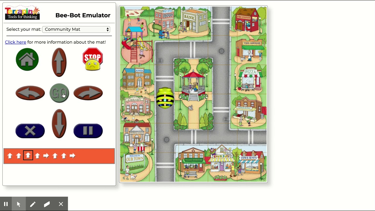 Bee-Bot Emulator - YouTube