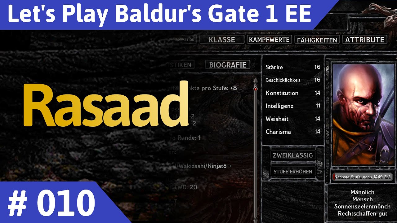 Baldur's Gate 1 deutsch Teil 10 - Rasaad Let's Play - YouTube
