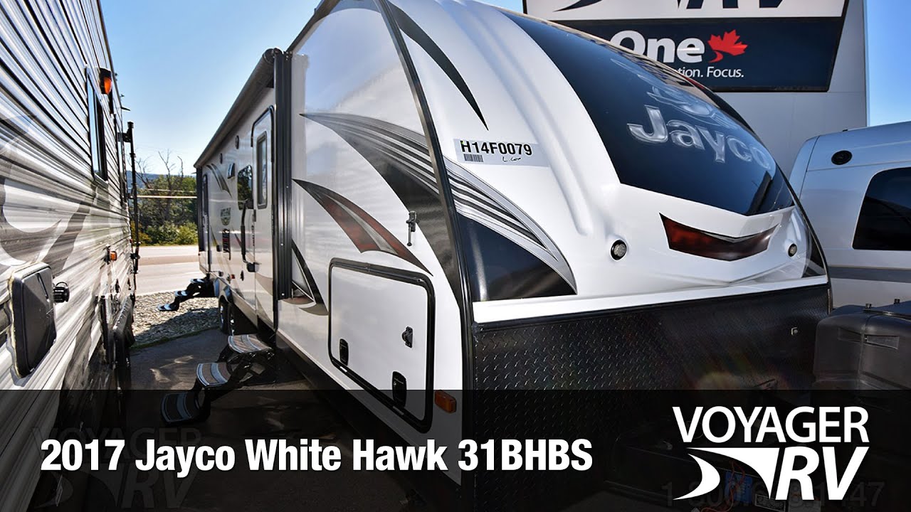 2017 Jayco White Hawk 31BHBS Travel Trailer Video Tour - Voyager RV Centre - YouTube