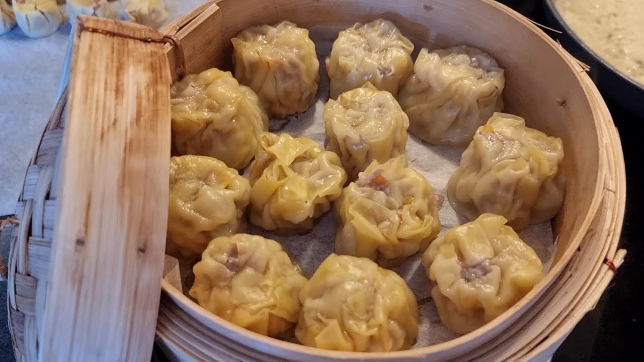 Pork & Shrimp dumplings(siomai) - YouTube
