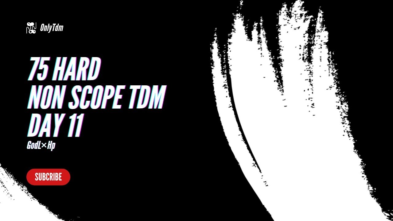 Day 11 of 75 | Practicing Non-Scope | Only TDM | Aim Assist Off - YouTube