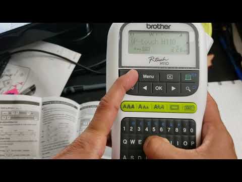Brother PT-H110 Labeller Issues - Chain Print Function Does not work ...