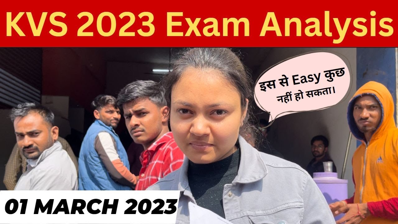 KVS 1 March Exam Analysis | Kvs Today Paper Analysis | kvs JSA Exam ...