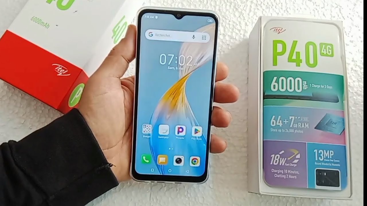 unboxing itel p40 (new model 2023), review, test camera, fiche ...
