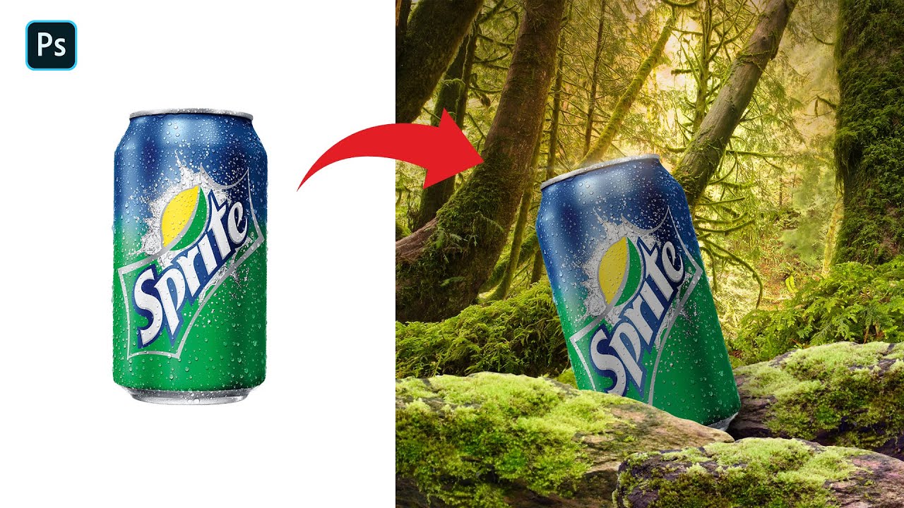 Unlocking the power of Photoshop designs | Sprite Can Poster - YouTube