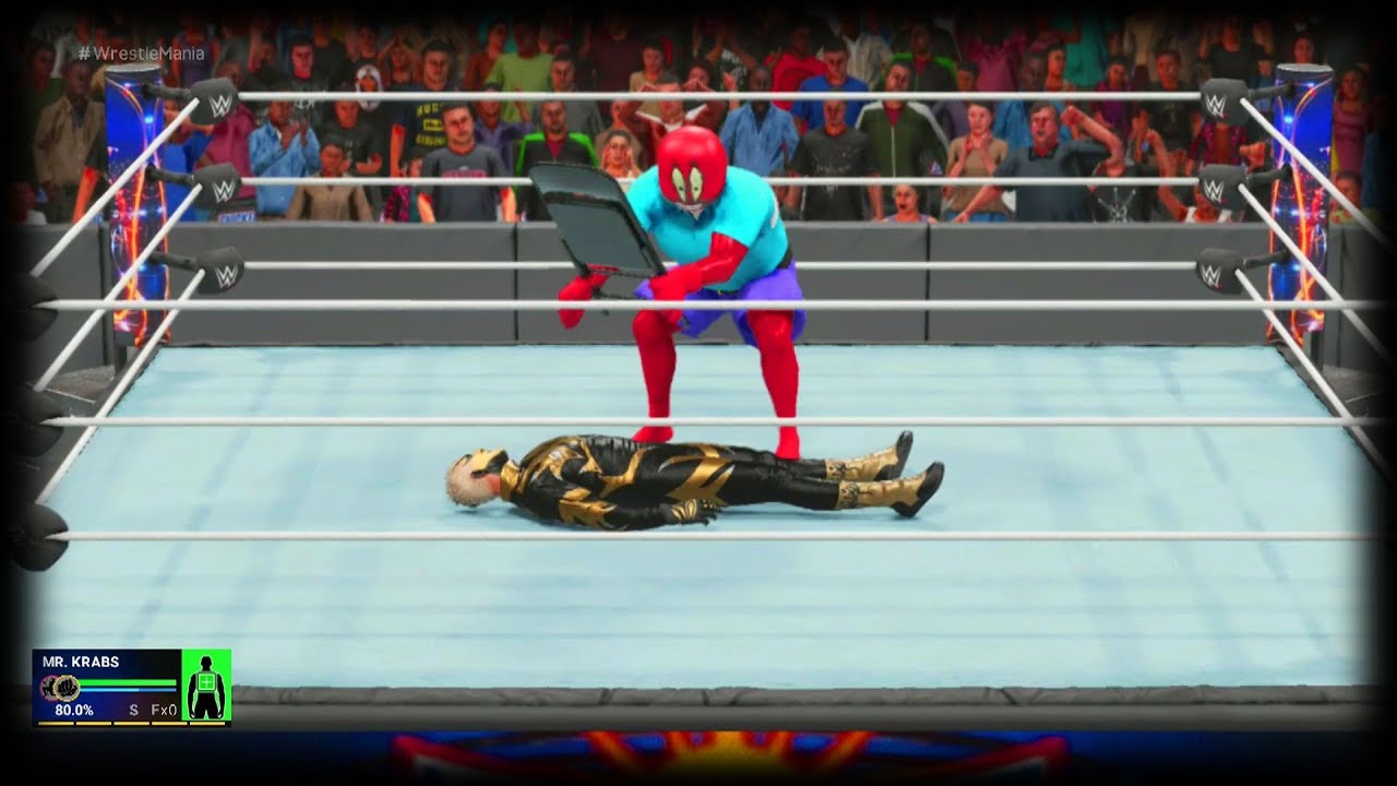 WWE 2K19 | Mr. Krabs vs Goldust - YouTube