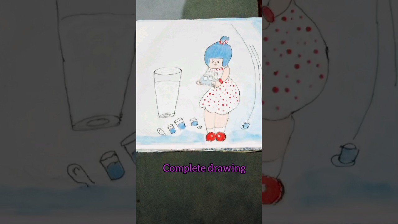 amul girl drawing - YouTube