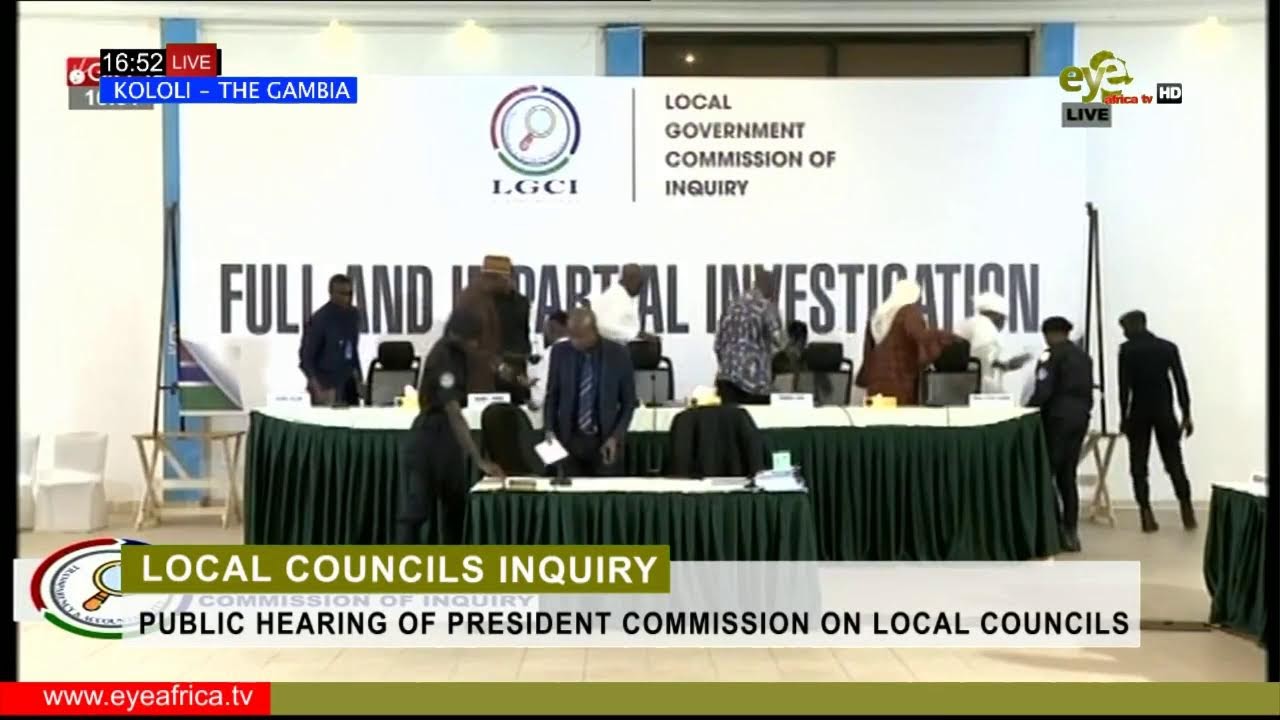 🛑live Councils Inquiry Part3 Day5 Public Hearing Of President