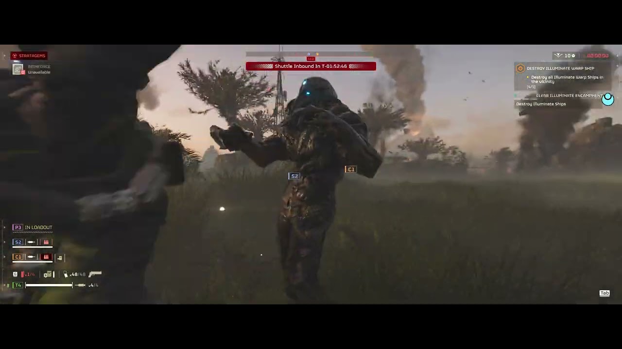 HELLDIVERS 2 illuminate full super helldive operation - YouTube