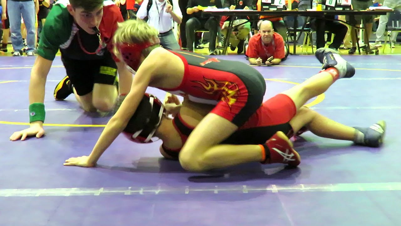 Luke's First Wrestling Match Ever - YouTube