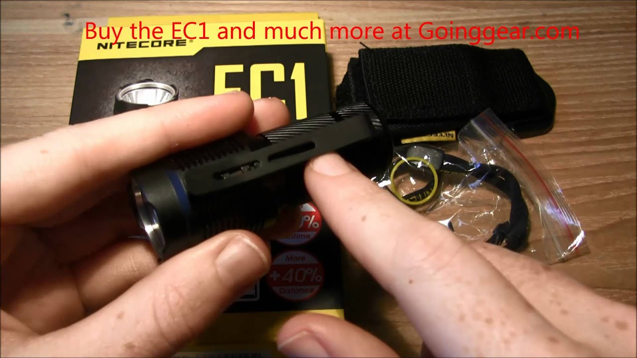 NiteCore EC1 LED Flashlight Review - YouTube