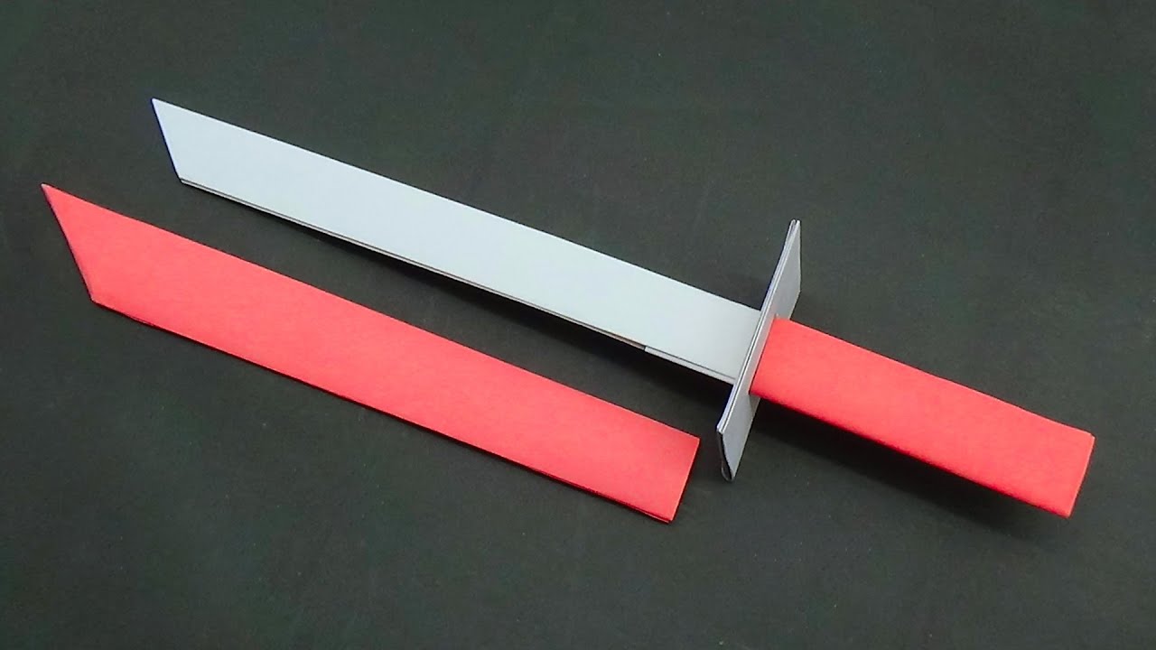 DIY How To Make A Paper Sword Handmade Paper Dagger Knife Ninja diy-how-to-make-a-paper-sword-handmade-paper-dagger-knife-ninja