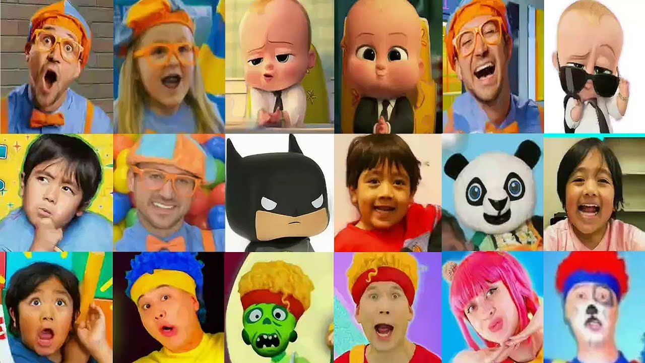 Blippi & Boss Baby & Ryan’s World & D Billions - KulikiTaka Ti №15 ...