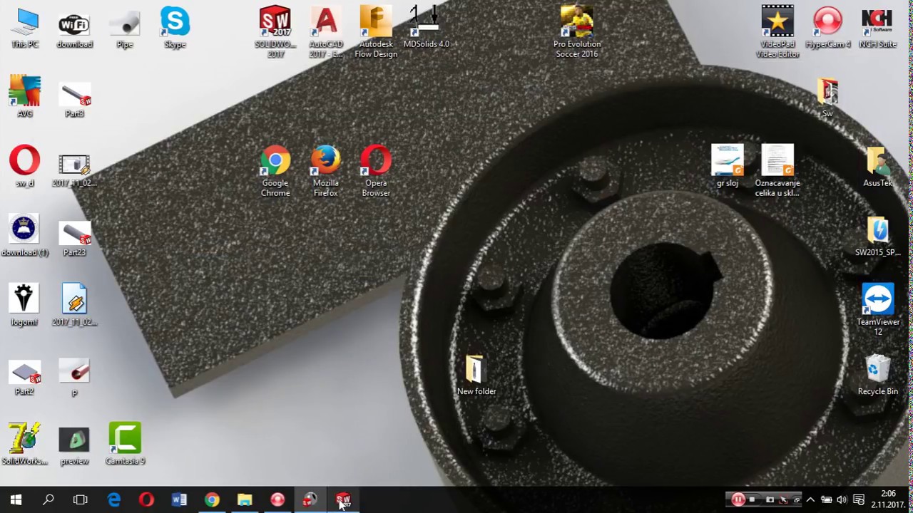 SolidWorks 2017 How insert Task Pane/Panited pipe - YouTube