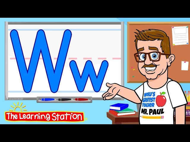 The Letter W Song Phonics Songs for Kids Learn the Alphabet Kids Songs ...