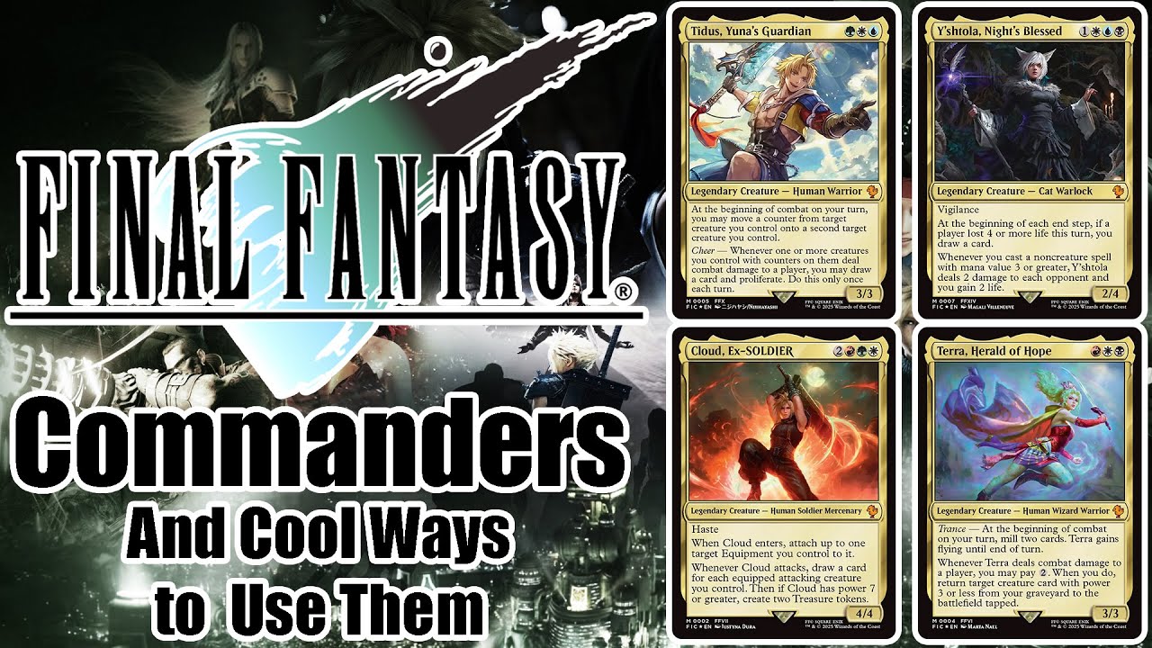 First Impressions Of The Final Fantasy Magic Commander Decks Revealed ...