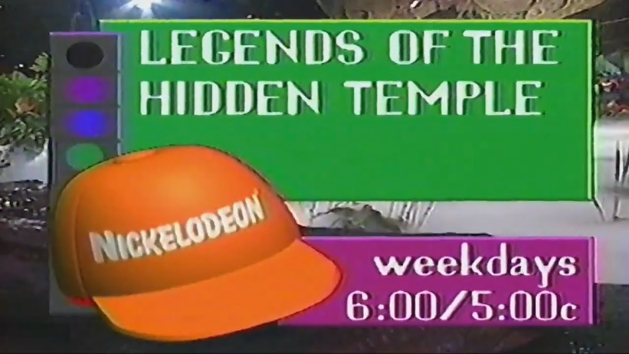 1995 Legends Of The Hidden Temple Nickelodeon Commercial - YouTube
