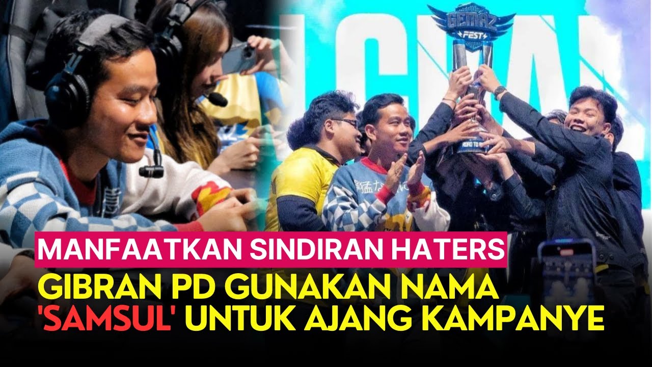 Pinter! Manfaatkan Sindiran Haters Gibran Rakabuming Pede Gunakan Nama ...