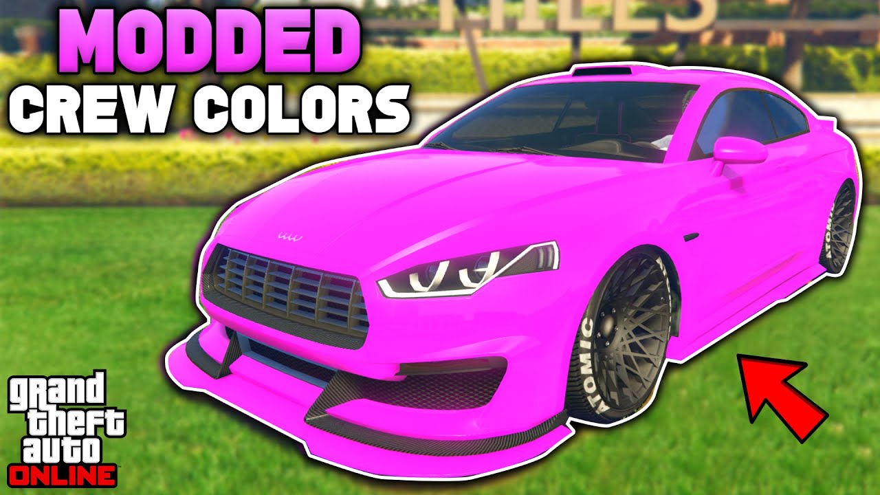 Top 5 Best Modded Crew Colors In GTA 5 Online! (Rare Custom Crew Colors ...