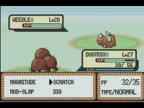 Pokemon Fire Red Walkthrough Part 13- Route 11 - YouTube