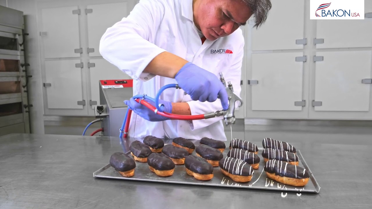 Choco 100 and Choco 100 Twin chocolate sprayer - YouTube