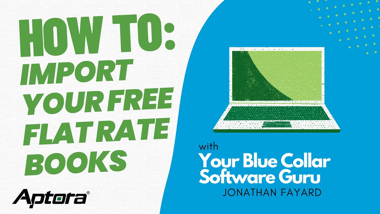Getting Started: How to Import Your Free Flat Rate Books in FRPO - YouTube