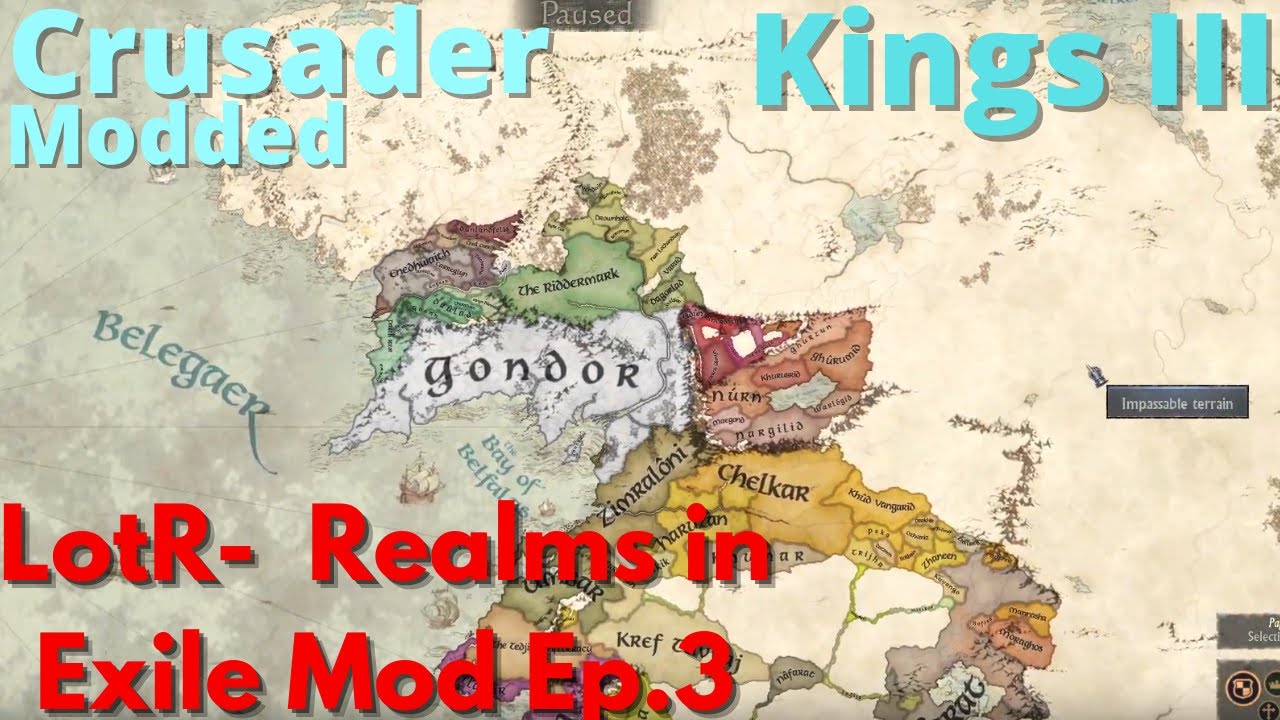 CK3 Modded - LotR - Ep.3 A Ringless Victory! - YouTube