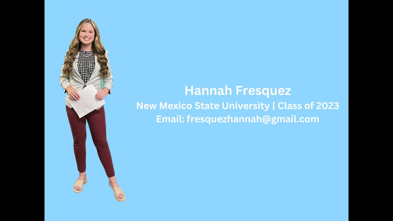 Hannah Fresquez Forecaster Reel - YouTube