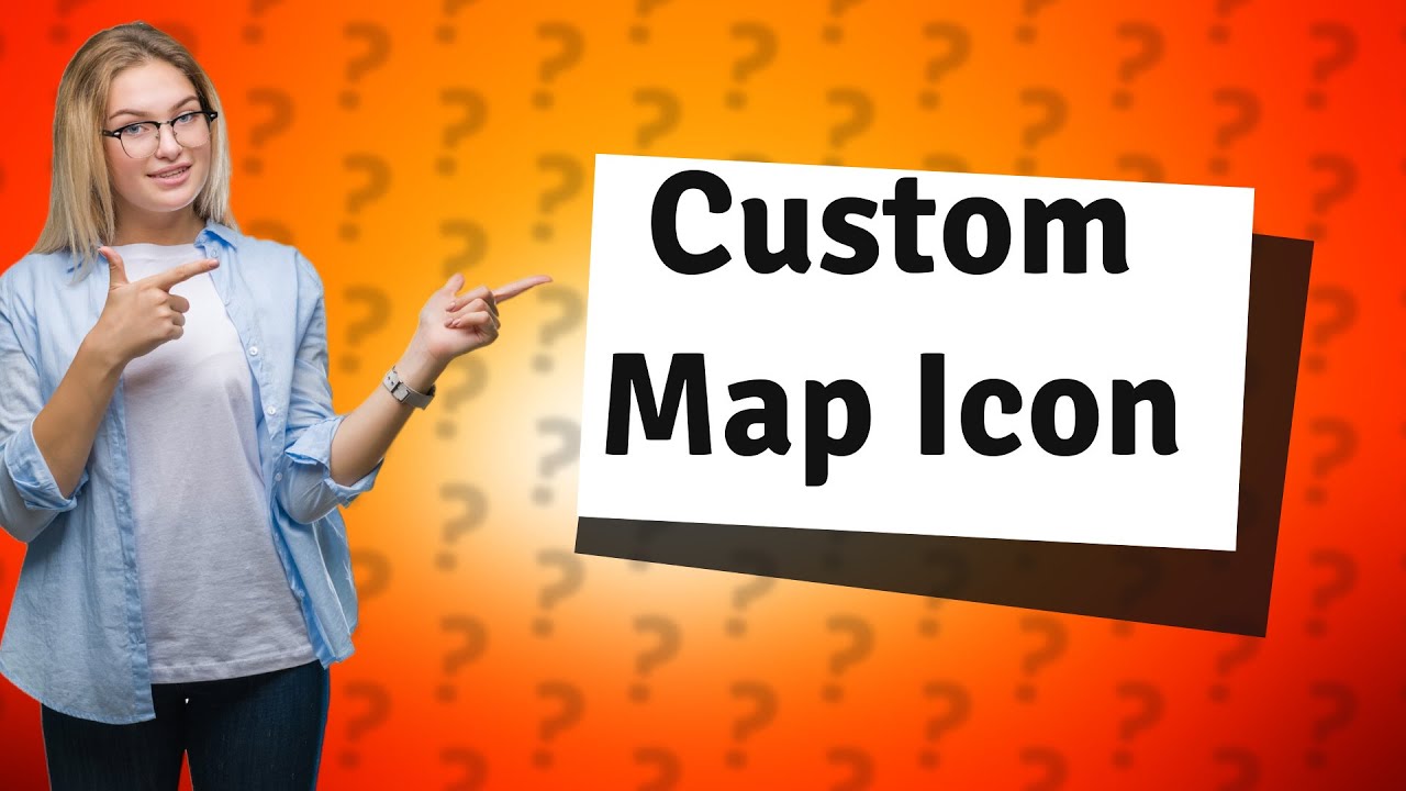 How do I create a custom Google map icon? - YouTube