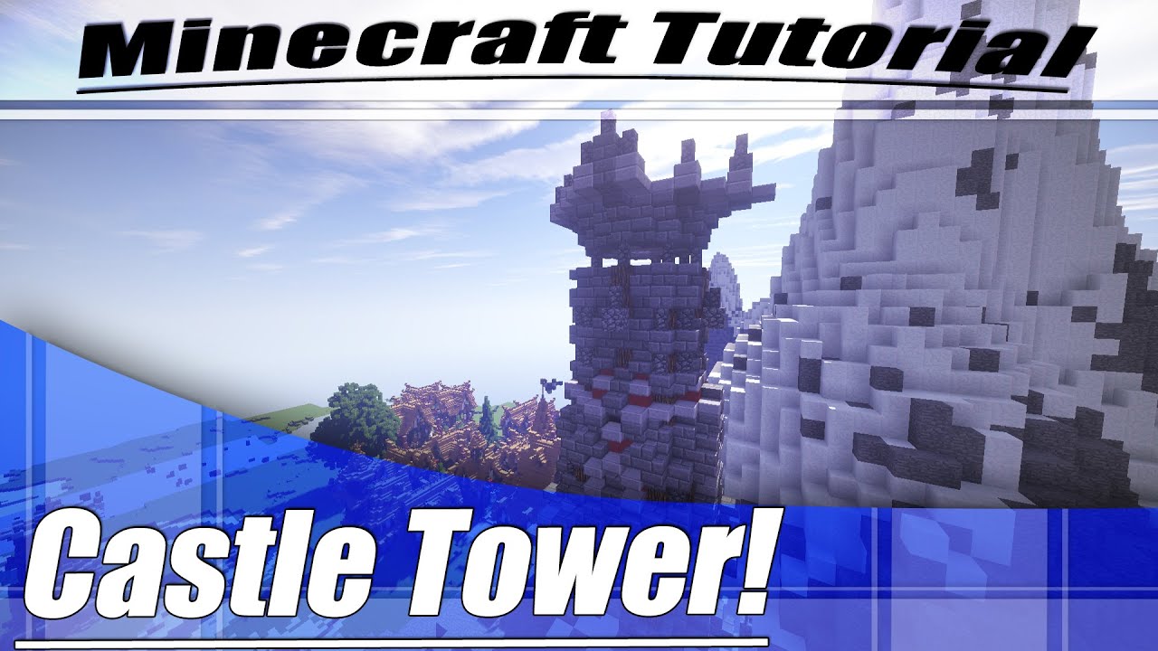 MINECRAFT TUTORIAL: Easy Medieval Castle Guard Tower Creative ...