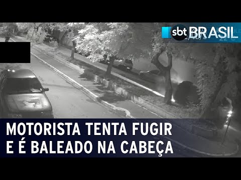 Motorista de aplicativo é assassinado durante tentativa de assalto | SBT Brasil (12/02/21)