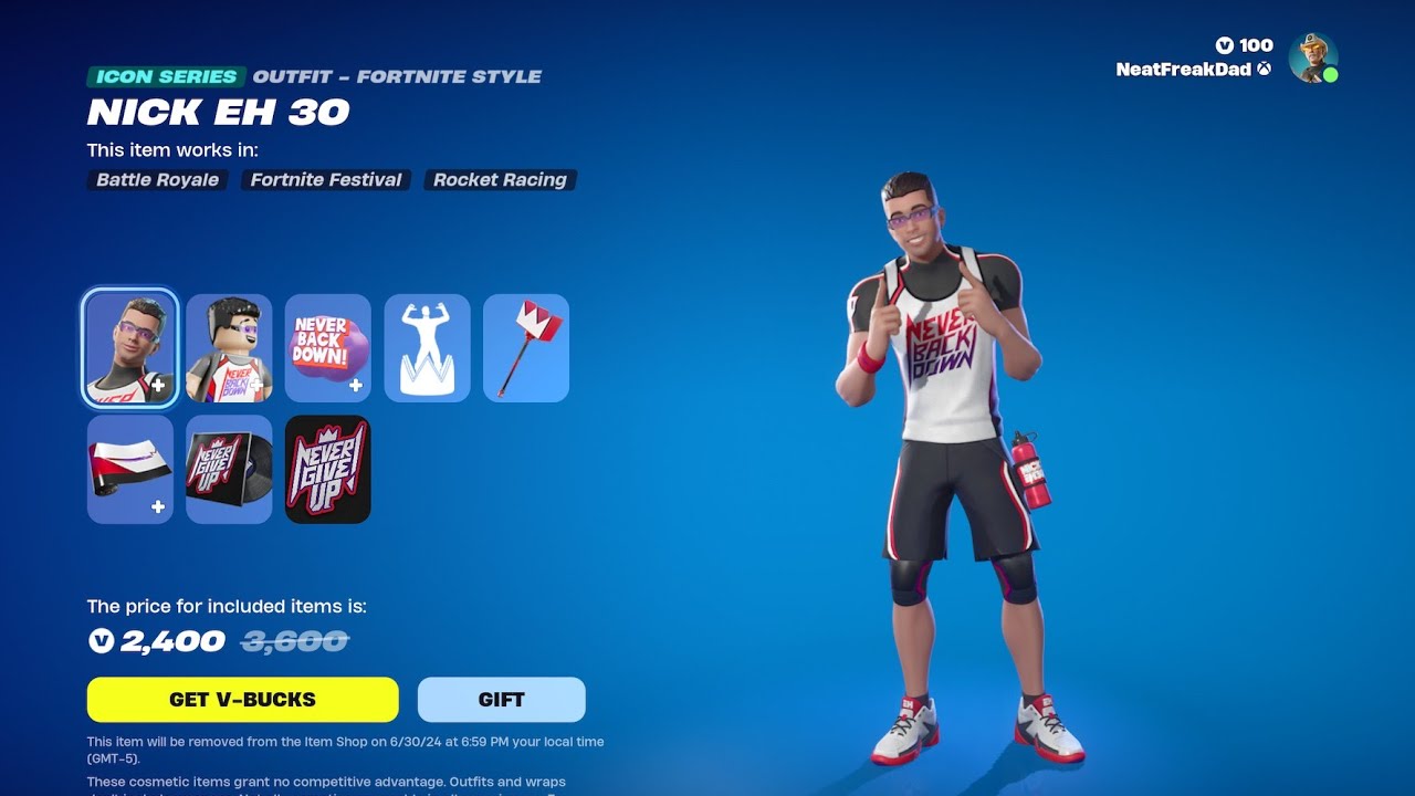 Fortnite Item Shop 06/15/24 New Nick EH 30 Bundle! - YouTube