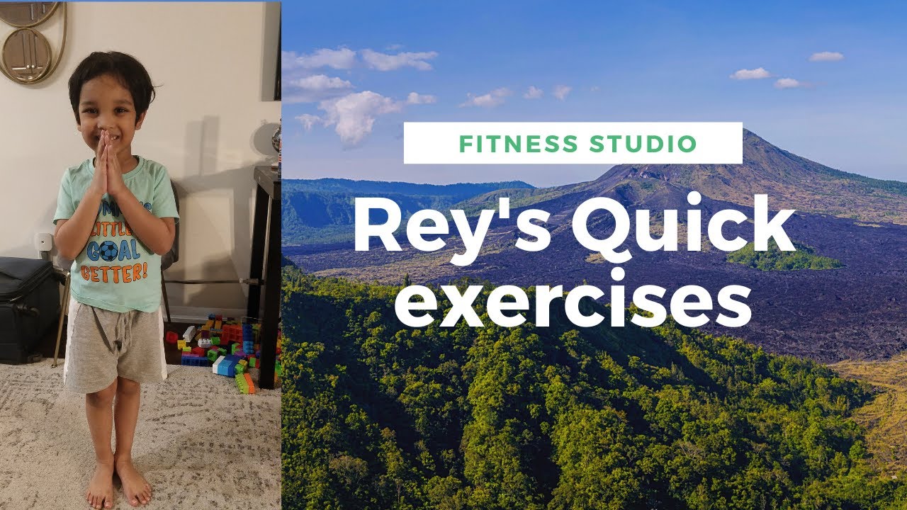 Quick exercises by 5 year old - YouTube