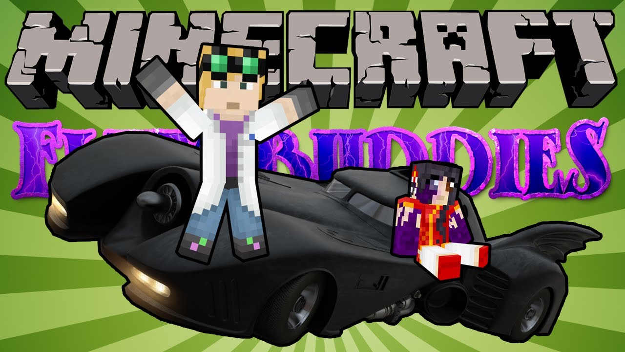 Minecraft - Flux Buddies #18 - Moon Buggy Batmobile (Yogscast Complete ...