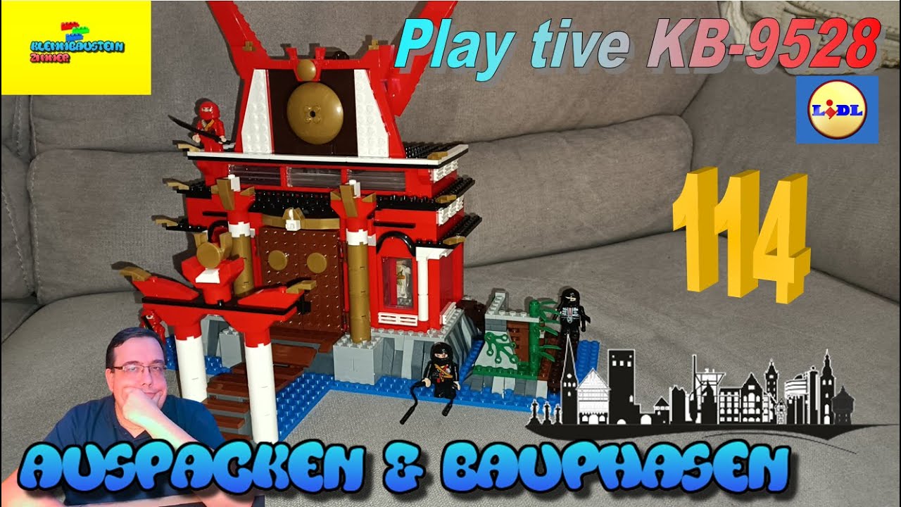 Playtive KB-9528 Lidl - Ninja Abenteuer Tempel - Auspacken & Aufbauen ...
