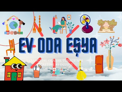 EV ODA EŞYA A1-Türkçe (Yabancı Dil Olarak Türkçe Öğretimi)