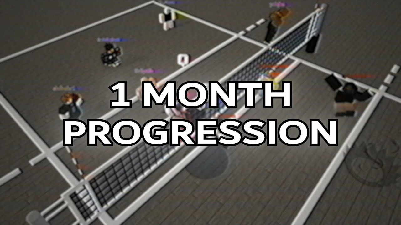 my 1 month volleyball 4.2 progression - YouTube